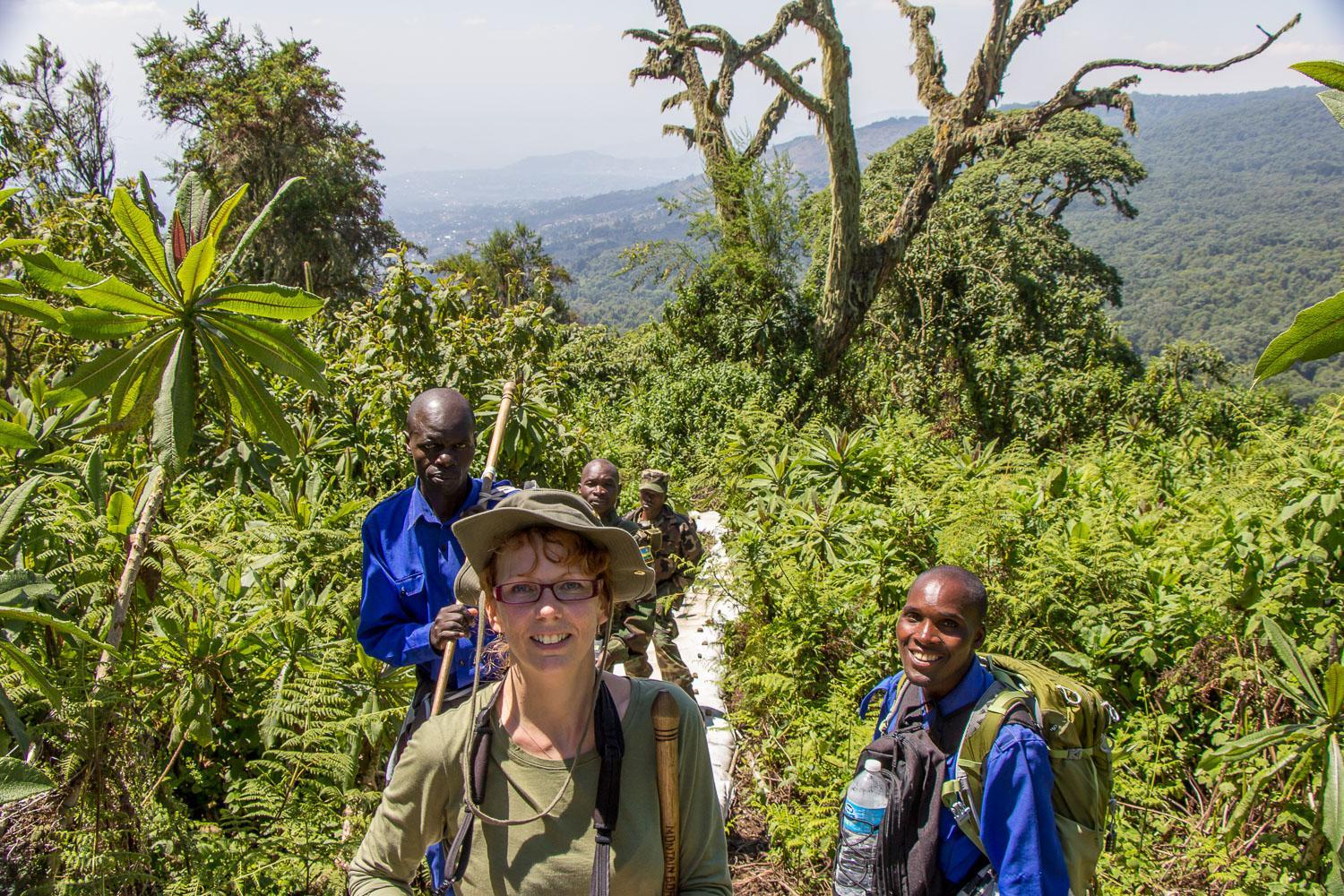 Climbing Mt Bisoke, Volcanoes Natl Park, Rwanda - Wide Angle Adventure